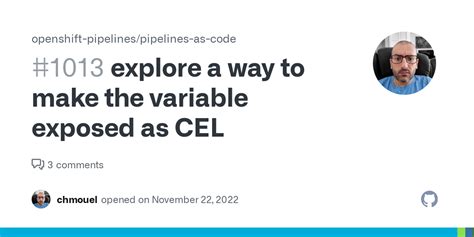 Explore A Way To Make The Variable Exposed As Cel · Issue 1013