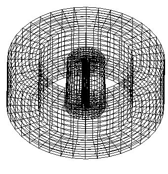 The Meshes Used For Numerical Simulation A Mould B Part Download Scientific Diagram