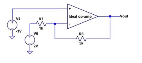 Solved Op Amp — Find Vout