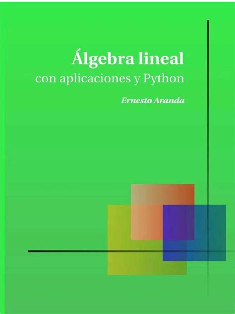 Algebra Lineal Y Python Pdf