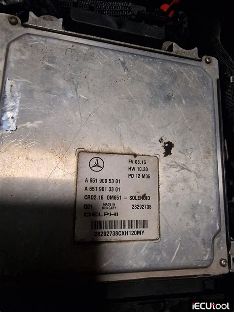 How To Read Mercedes Delphi CRD With Foxflash IECUTOOL Official Blog