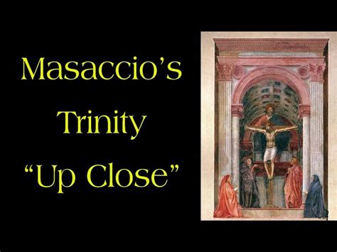 Masaccio Holy Trinity Perspective
