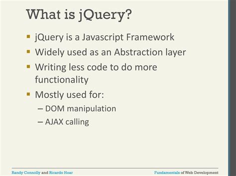 Jquery Ppt Download