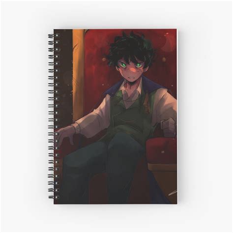 Fantasy Au Villain Deku Spiral Notebook For Sale By Yoon Doodles