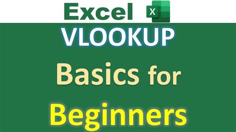 Excel S VLOOKUP Function Explained With An Example For Beginners YouTube