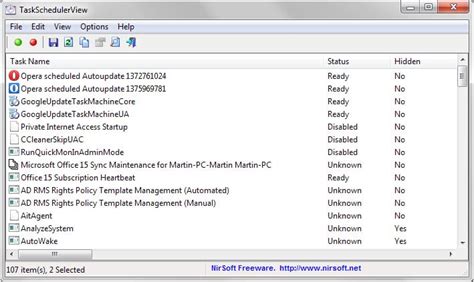 Manage Windows Tasks With Taskschedulerview Ghacks Tech News