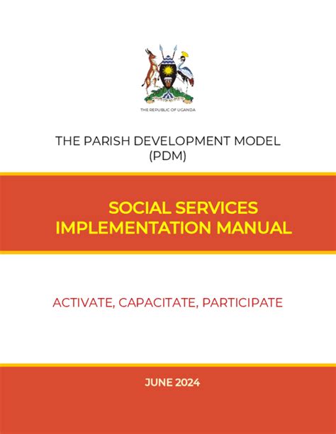 Social Services Implementation Manual The Parish Development Model