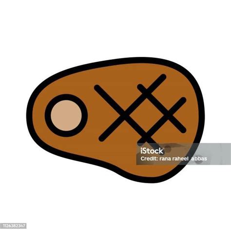 구운 스테이크 벡터 바베 큐 관련된 채워진된 스타일 편집 가능한 선 아이콘 0명에 대한 스톡 벡터 아트 및 기타 이미지 0명