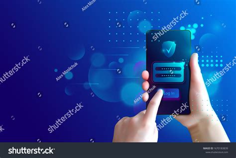 Secure User Authentication Mobile Phone Data Stock Vector Royalty Free 1670183839 Shutterstock