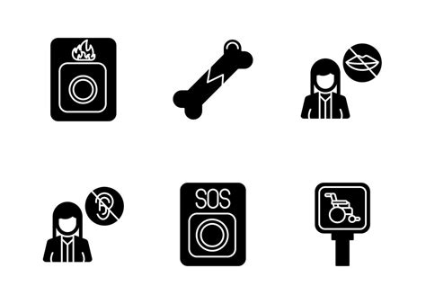 Accessibility Vector Icon Set Vector Art At Vecteezy