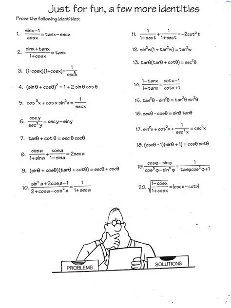 Trig Identity Pdf