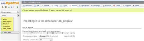 Cara Import Database Mysql Php Myadmin Eka Blogs