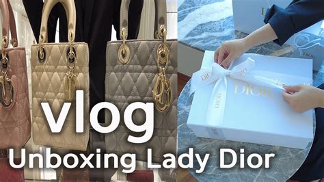 쇼핑vlog 디올 레이디백 스몰 구매 후기and언박싱ㅣ레이디백 색상이 고민이라면 꼭 보세요ㅣ스톤 그레이 램스킨ㅣ시그니엘 뷰ㅣ일상