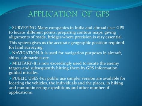 Application Of Gis And Gps In Civil Engineering