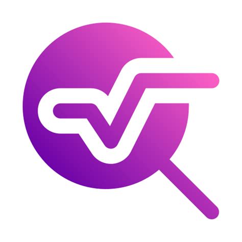 Data Analysis Magnifying Glass Line Chart Web Icon Download On Iconfinder