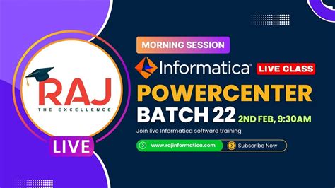 raj informatica powercenter batch 22 session 1 introduction to etl