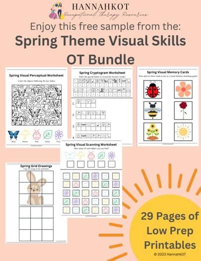 Spring Cryptogram Ot Worksheet Free By Hannahkot Tpt
