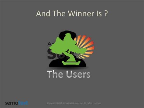 Battle Of The Giants Round 2 Apache Solr Vs Elasticsearch Ppt