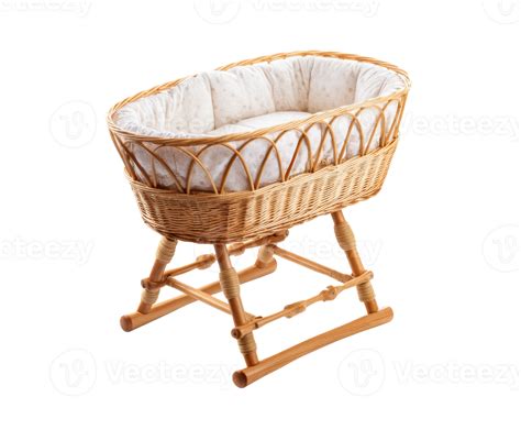 Cozy Wicker Bassinet For Newborns And Infants In Nursery Design