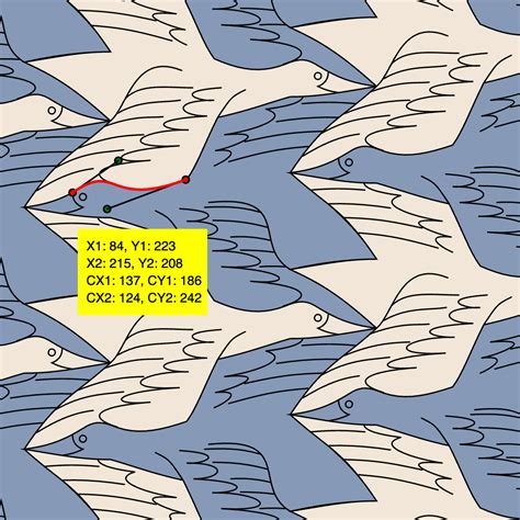 Genuary 2023 Day 5 Debugging Bézier Curves Rgenerative