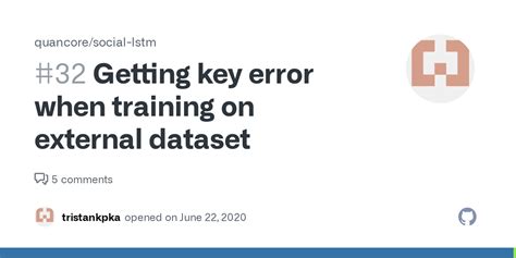 Getting Key Error When Training On External Dataset · Issue 32