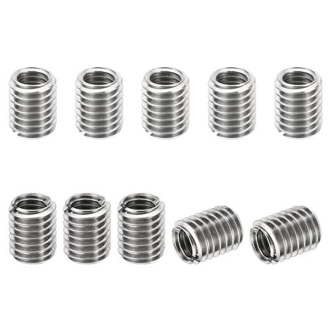 Uxcell Thread Adapters Sleeve Reducing Nut M8 1 25 Male To M6 1 Female Repairing Insert Nut