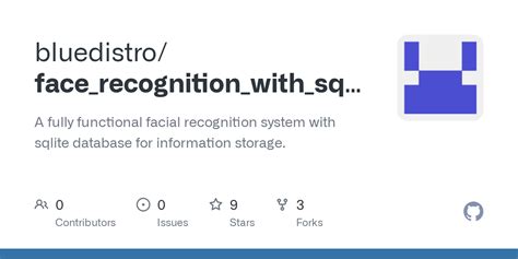 Face Recognition With Sqlite Face Recognition Detector Py At Master Bluedistro Face