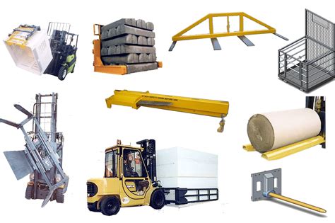 Forklift Attachments Materials Handling All Rubber
