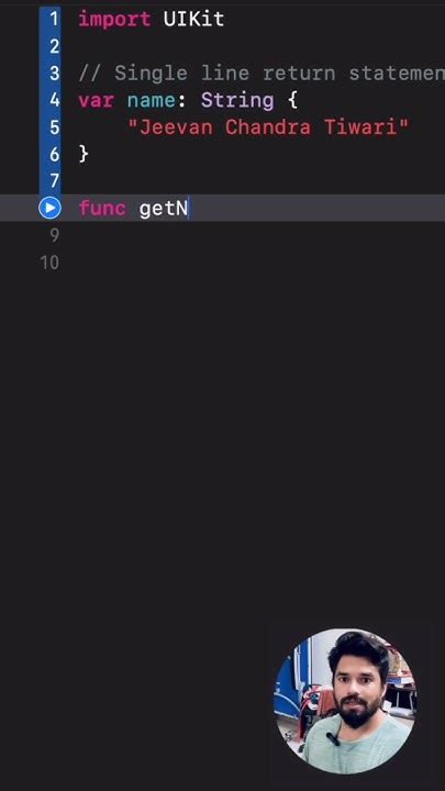 Master Swift Programming Single Line Return Statement Swiftprogramming Codingtutoria