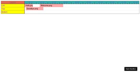 Timeline Editor React Examples Codesandbox