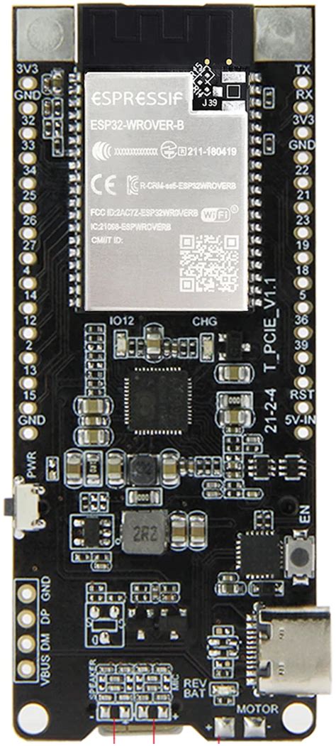 How To Use Esp32 Espressif Wrover B Pinouts Specs And Examples