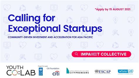 📢세상을 변화시키고자 하는 스타트업들 주목📢 아시아태평양 지역의 다양한 사회문제들을 해결하고자 하는 스타트업이라면 사회문제를 해결하는 스타트업 육성을 목표로 하는