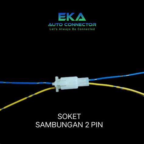 Jual Socket Sambungan 2 Pin 3 Pin 4 Pin 6 Pin 9 Pin Soket Sambungan 2 Kabel 3 Kabel 4 Kabel 6