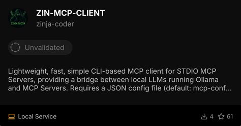 Zin Mcp Client Mcp Servers · Lobehub