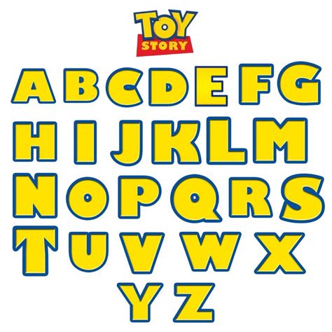 Toy Story Alphabet Artofit