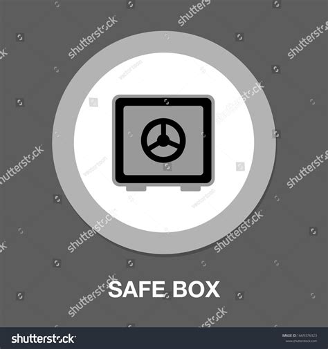 Safe Box Icon Vector Security Illustration Stock Vector Royalty Free 1669376323