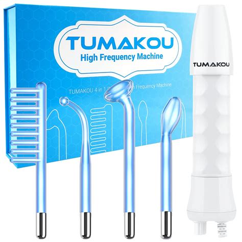 High Frequency Facial Wand Tumakou Portable Handheld Blue