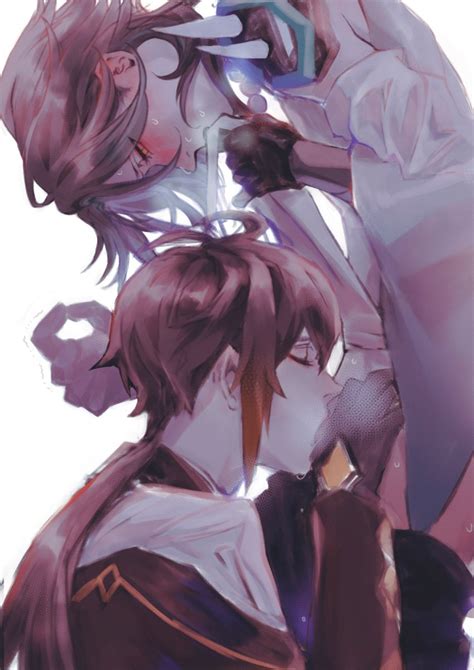 Rule 34 2boys Artist Request Biting Clothes Blowjob Blush Gay Blowjob