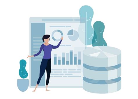 Premium Vector Data Science Concept Of Big Database Technology