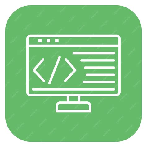 Premium Vector Application Coding Vector Illustration