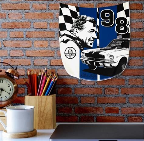 Carroll Shelby 98 Hood Wall Decor 1025 X 11