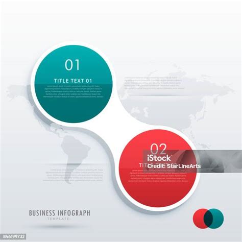 두 단계 워크플로 다이어그램 레이아웃에 대 한 원형 스타일 서식 파일 Infographic 옵션 0명에 대한 스톡 벡터 아트 및 기타 이미지 Istock
