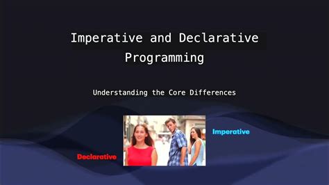 Imperative And Declarative Programming Paradigms Explained Youtube