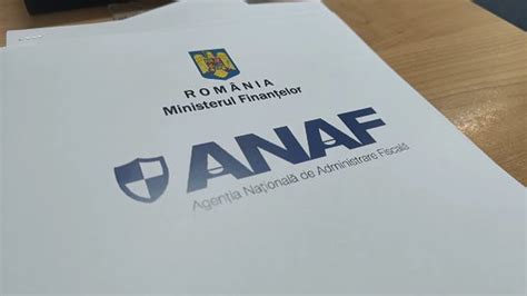 Anaf Mai Elimină Un Drum La Ghișeu