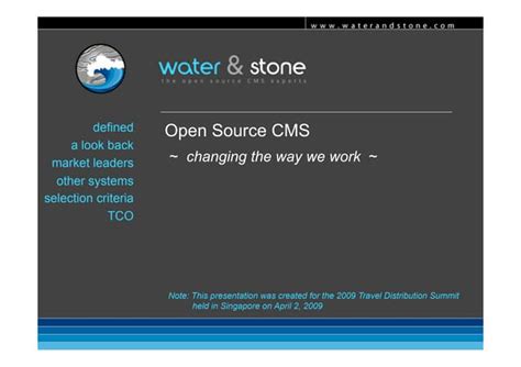 Open Source Cms 2009 Pdf