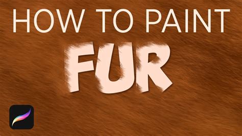 ANYONE Can Draw FUR Fur Drawing Tutorial For PROCREATE YouTube