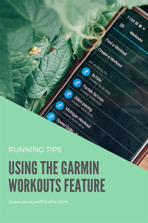 Using The Garmin Workouts Feature