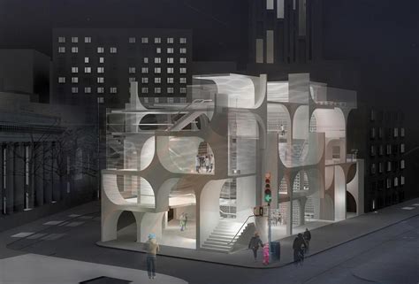 Surfaces Architecture Module Architecture Section Drawing