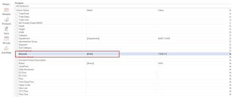My Data Is Not Importing Correctly To My Planogram Dotactiv Powerbase