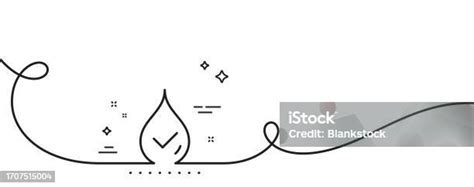 방수 라인 아이콘입니다 방수 표시 컬이 있는 연속 라인 벡터 0명에 대한 스톡 벡터 아트 및 기타 이미지 0명 건조한 검사 보기 Istock